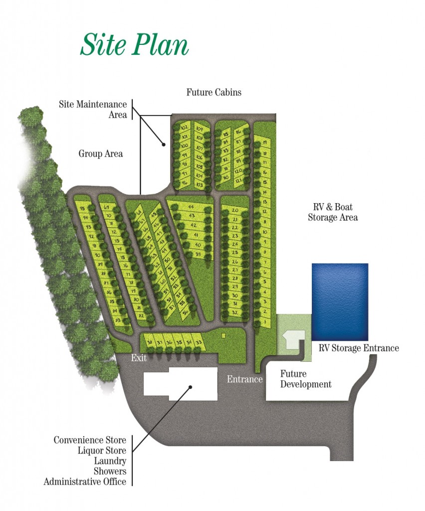 Map « Spring Hill RV Park